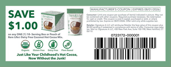 Digital Bare Life In-Store 1$ Off Coupons